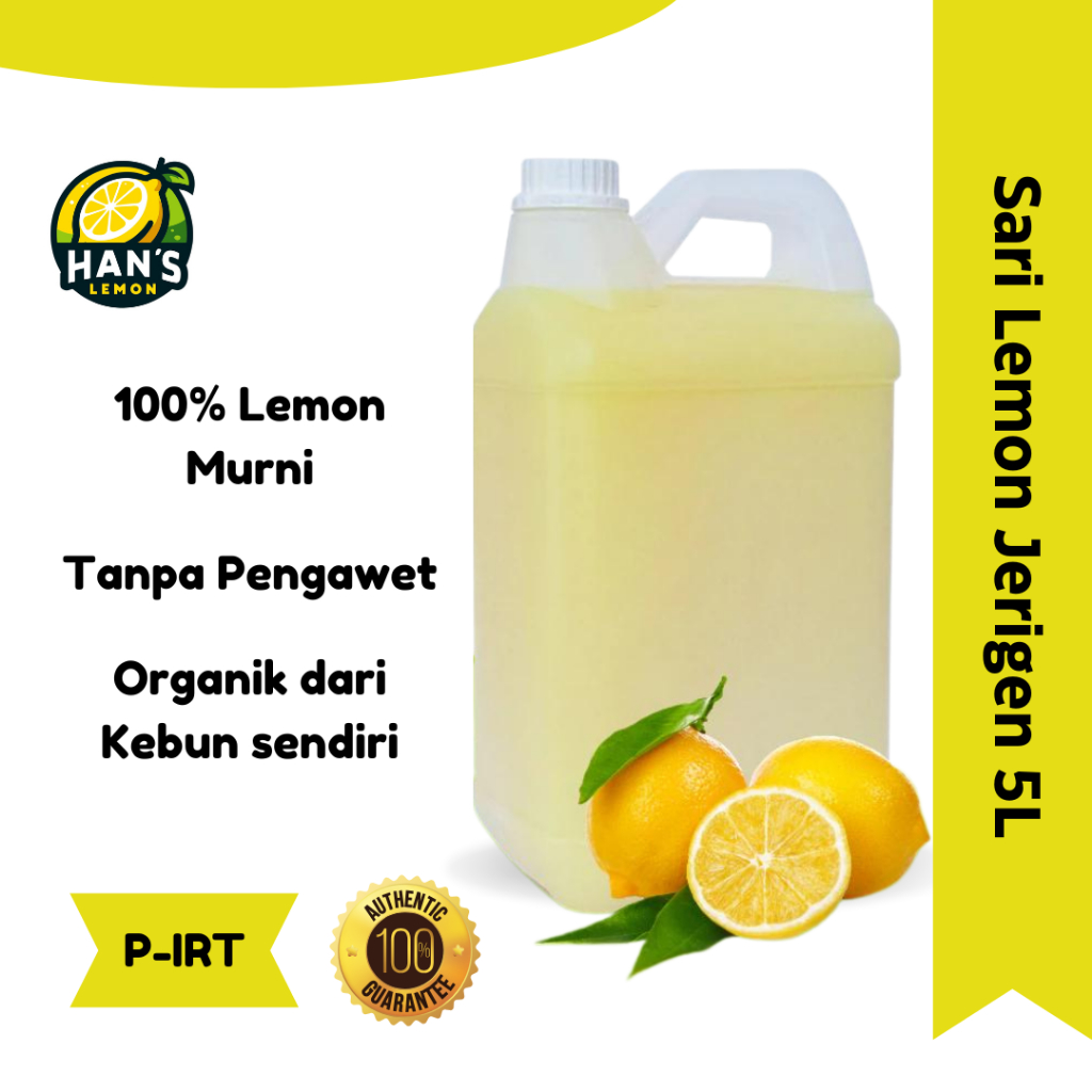 Jual Sari Lemon Murni 1 Jerigen Cocok Untuk Usaha | Shopee Indonesia