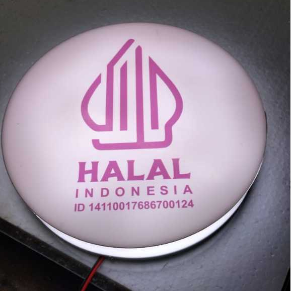 Jual Neon Box LED Minimalis Halal 20CM Custom | Shopee Indonesia