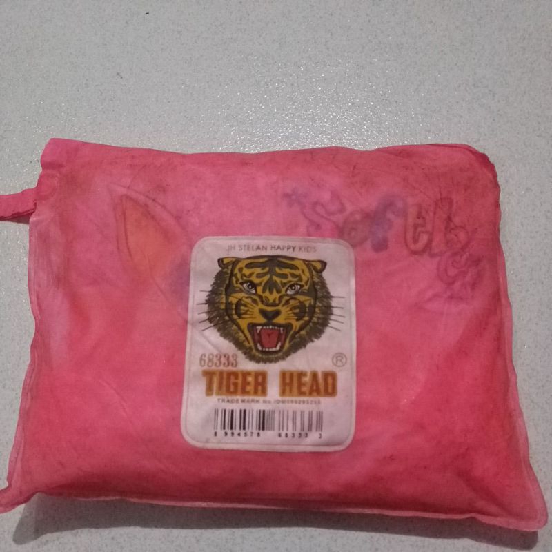 Jual Jas Hujan Anak TK Tiger Head Baru Minus Kotor Debu (Display Toko ...