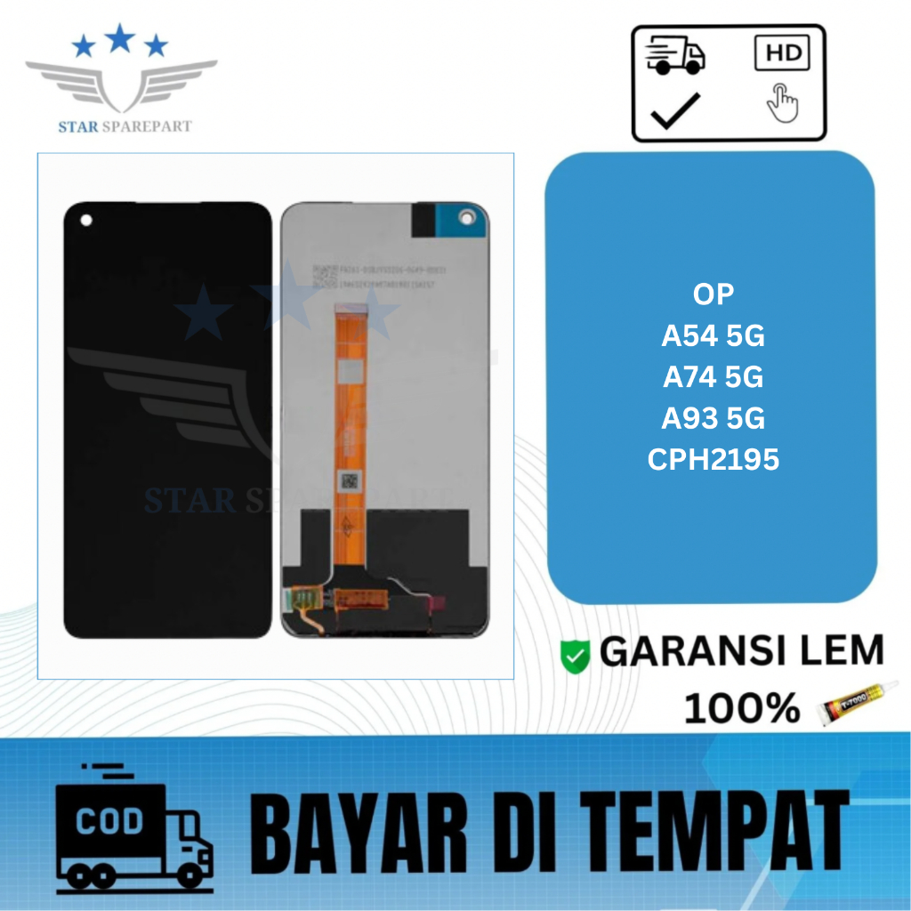 Jual LCD TOUCHSCREEN OPPO A54 5G / A74 5G / A93 5G / CPH2195 | Shopee Indonesia