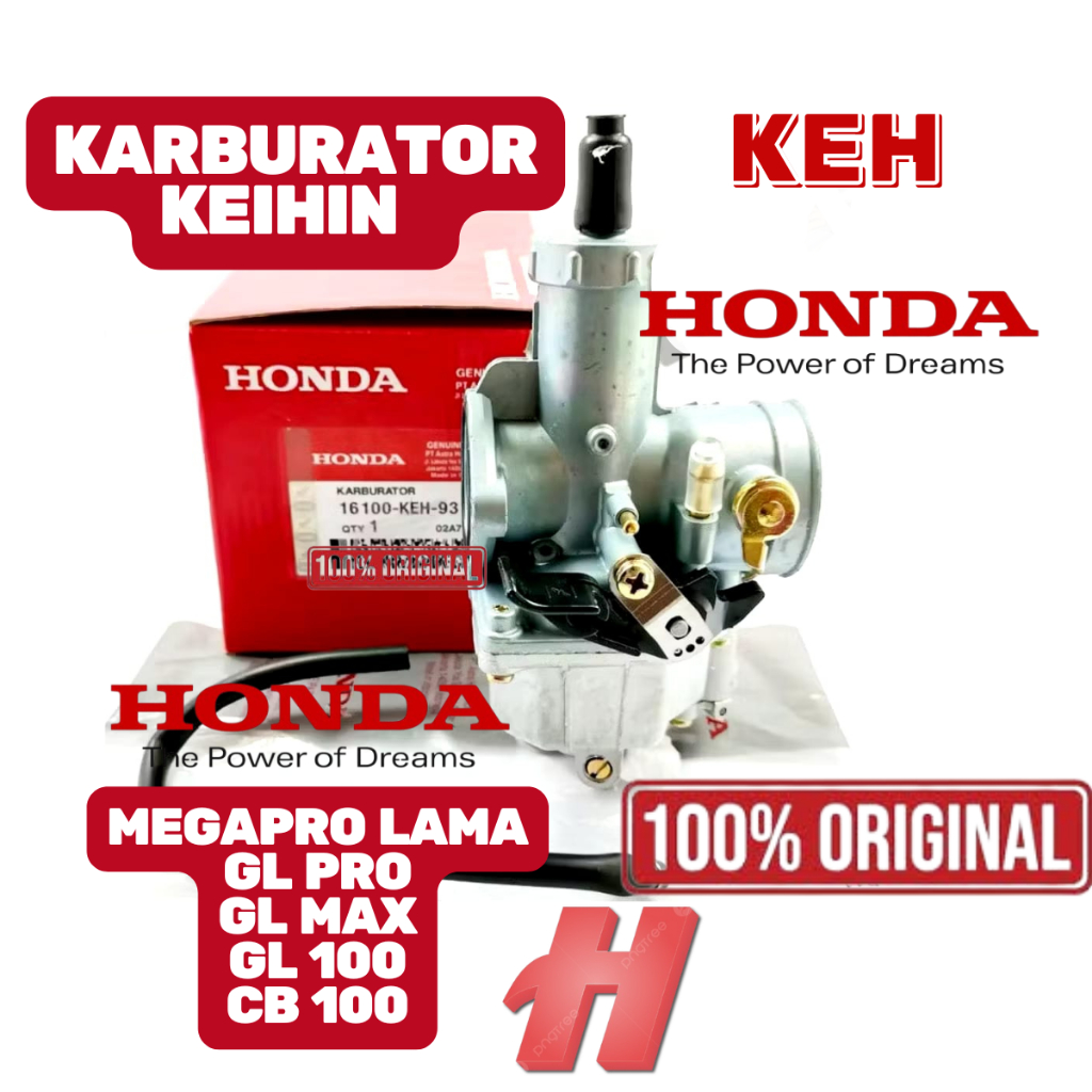 Jual GRANSI ORIGINAL KARBURATOR HONDA KODE KEH ASLI ORIGINAL KEIHIN MEGAPRO LAMA GL PRO GL MAX ...