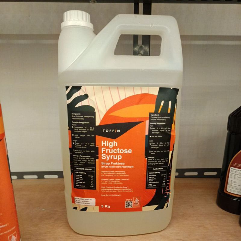Jual Toffin high fructose syrup | gula cair 5L & 1L | Shopee Indonesia
