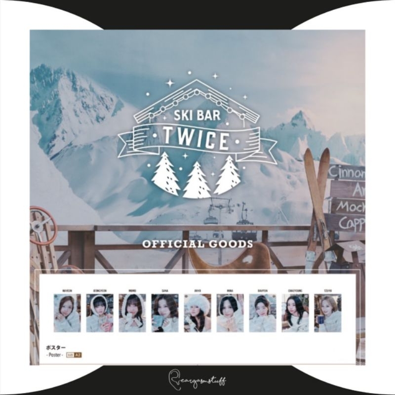 Jual TWICE SKI BAR JAPAN OFFICIAL MERCHANDISE /MERCH/ MD | Shopee Indonesia