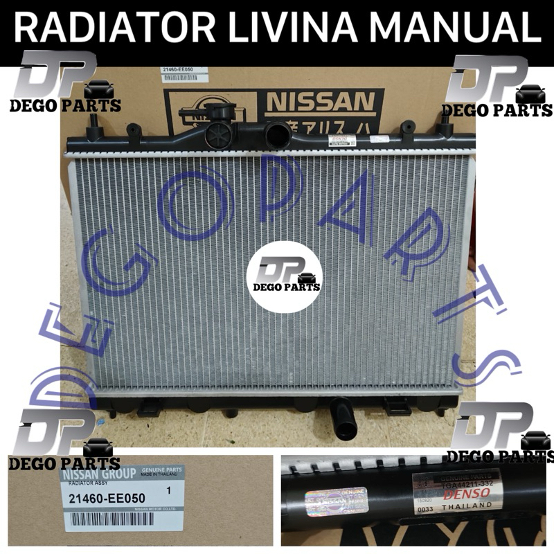 Jual RADIATOR ASSY NISSAN LIVINA / GRAND LIVINA MANUAL ASLI ORIGINAL ...
