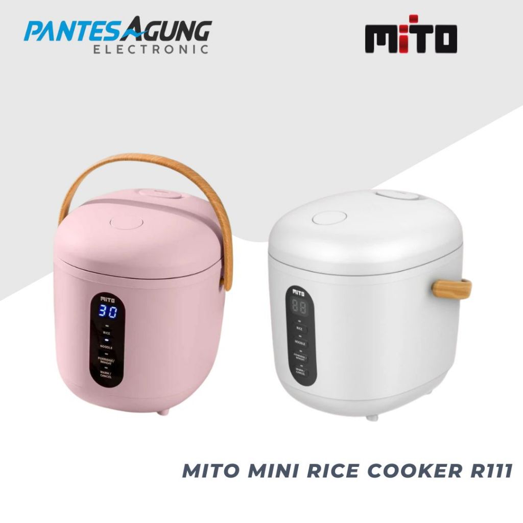 Jual MITO Mini Rice Cooker R11 0,5L Handle Kayu ORIGINAL | Shopee Indonesia