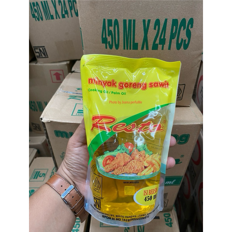 Jual Minyak goreng resto 450 ml 1 dus isi 24 Pouch | Shopee Indonesia