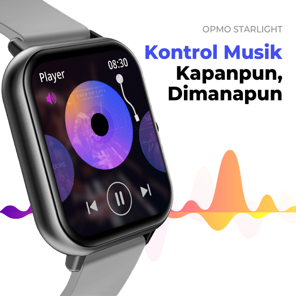 Jual OPMO STARLIGHT Smartwatch Sport Health Tracker Bluetooth Call ...