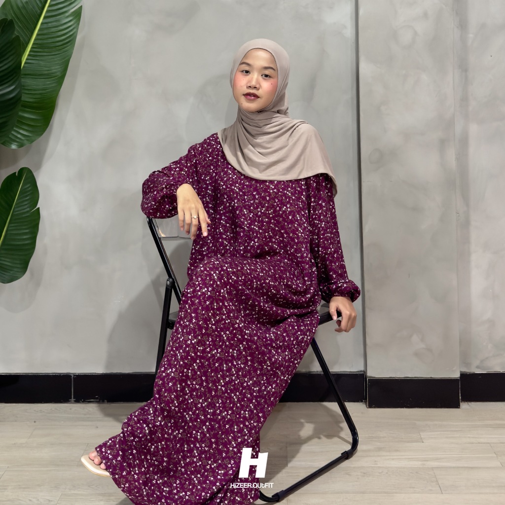 Jual HiZEER OUTFIT - Daster Gamis Motif PB 135 CM - Homedress Rayon ...