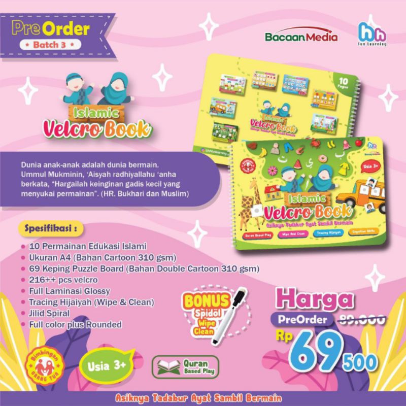 Jual Islamic Velcro Book | buku aktivitas anak | bussy book | Shopee ...