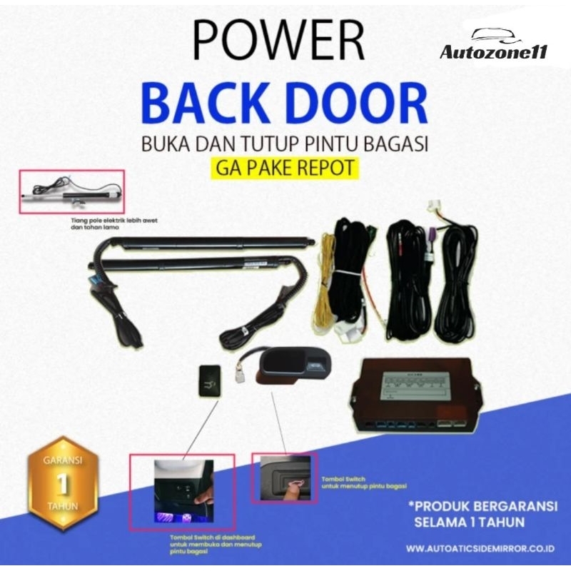 Jual power back door honda mobilio honda BRV pintu bagasi otomatis ...