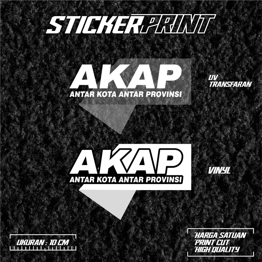 Jual Sticker Akap Stiker Motor Stiker Mobil Stiker Helm Stiker Laptop ...