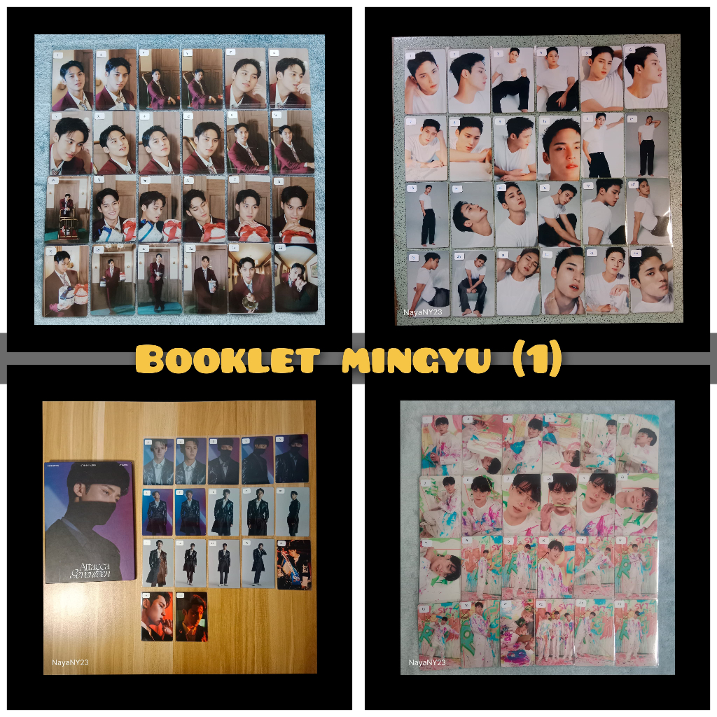 Jual (MINIMAL BELI 3 PC & HARUS CO PACKING) Photocard Official Mingyu Seventeen Booklet Album 17 ...