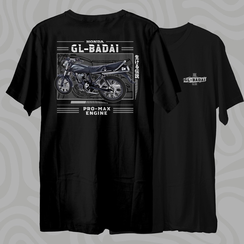 Jual KAOS Honda GL-BADAI Pro-Max Engine Cotton Combed 24s | Shopee Indonesia