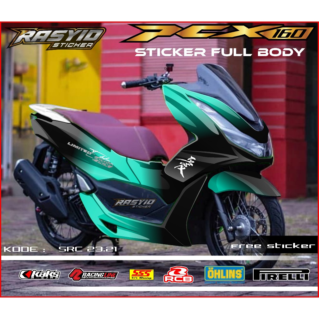 Jual COD Sticker Decal Pcx 160 Full body Honda PCX Cbs Abs 160 Tahun ...
