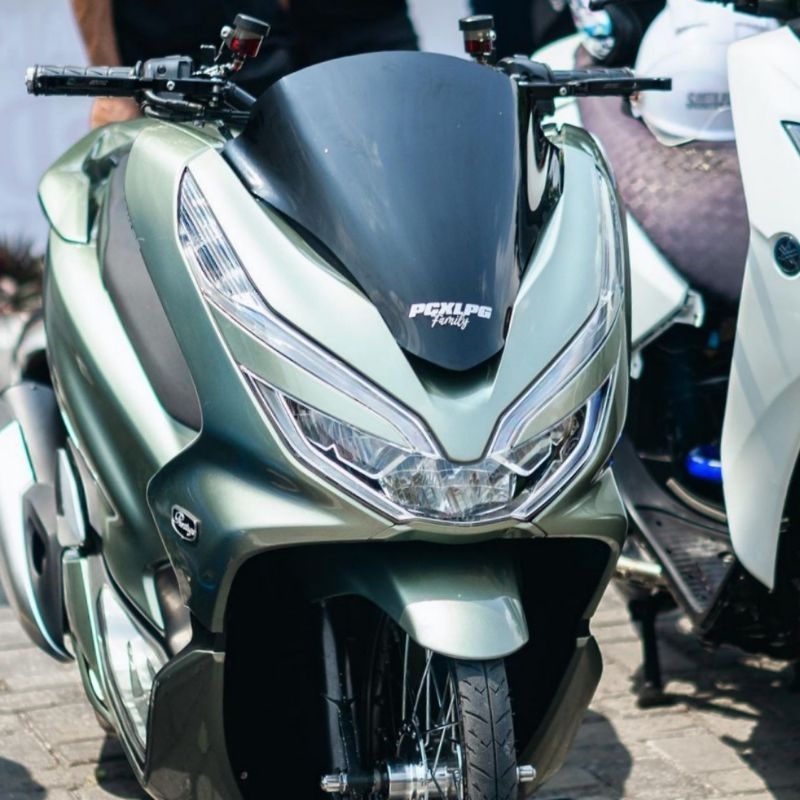 Jual Windhield PCX 150 model standar ceper . visor PCX 150 standara ...