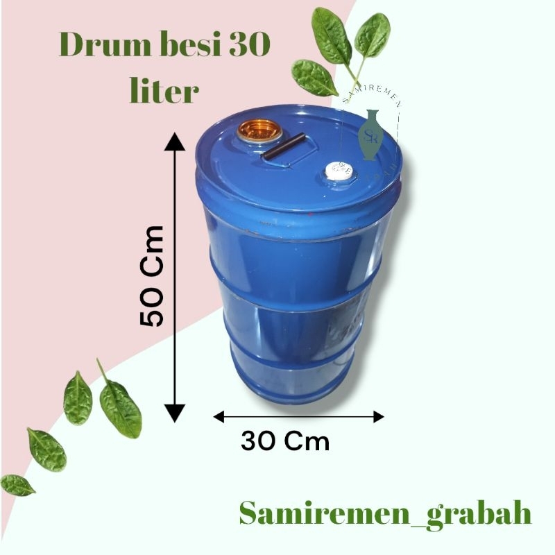 Jual DRUM BENSIN BESI BBM 30 LITER BAHAN TEBAL | Shopee Indonesia