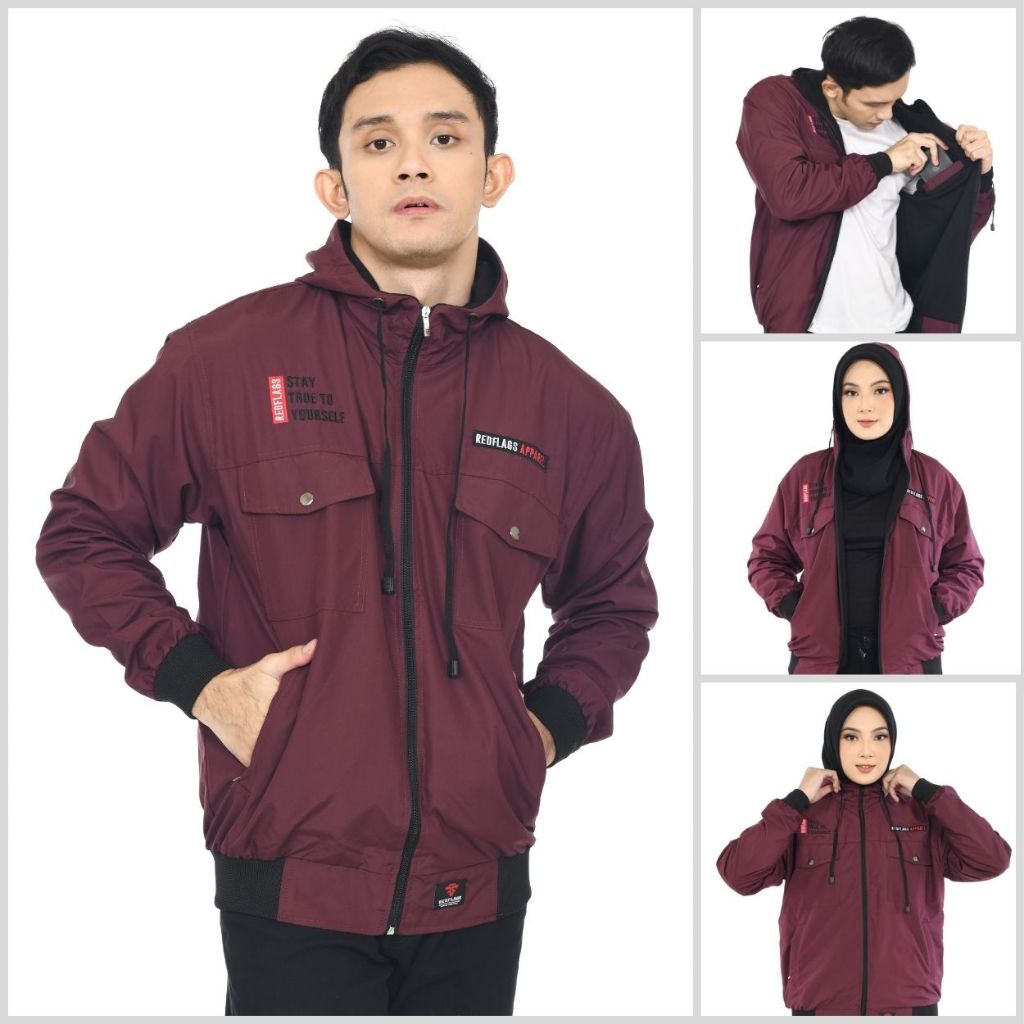 Jual SEMI PARKA JAKET PARASUT PRIA ANTI AIR WATERPROOF PARASIT OUTDOOR ...
