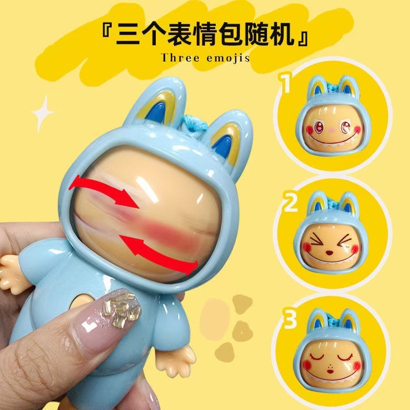 Jual gantungan tas labubu change face mainan anak viral souvenir ...