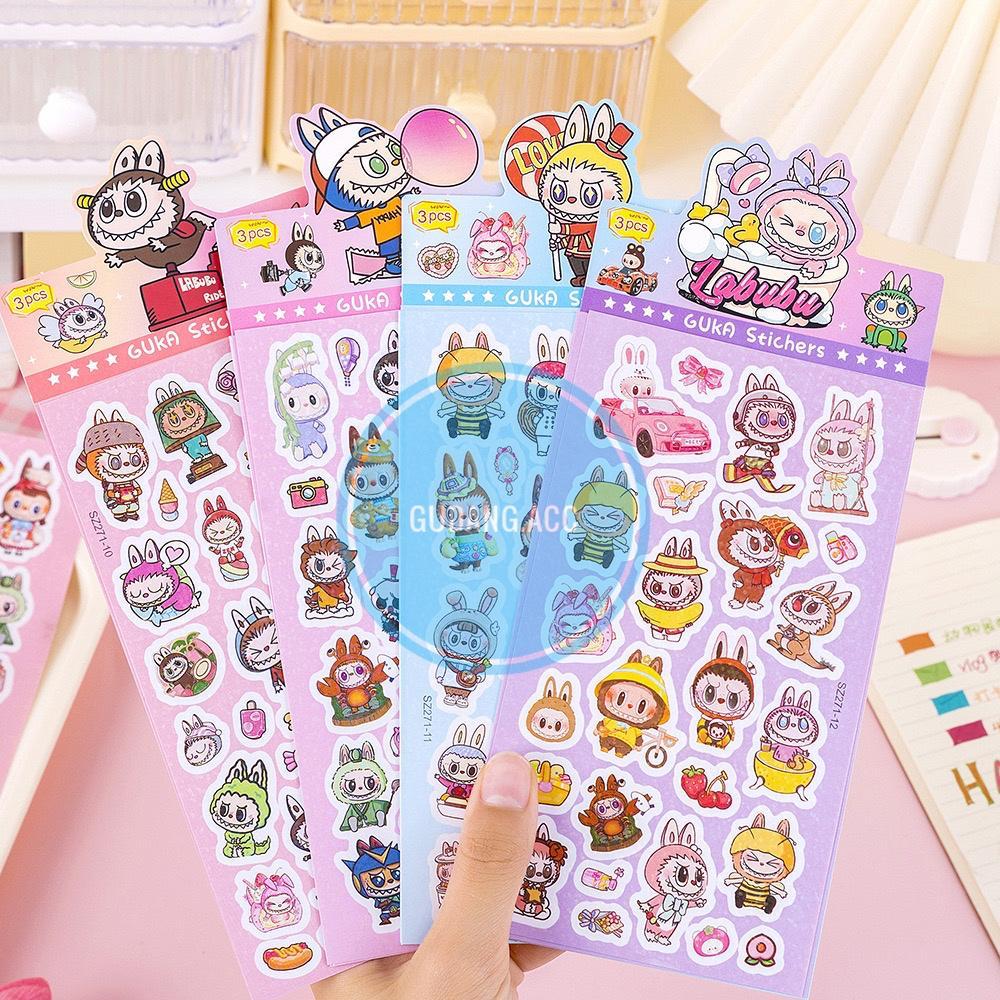 Jual STICKER HOLOGRAM MOTIF LABUBU BLINK / STICKER LUCU LABUBU | Shopee ...