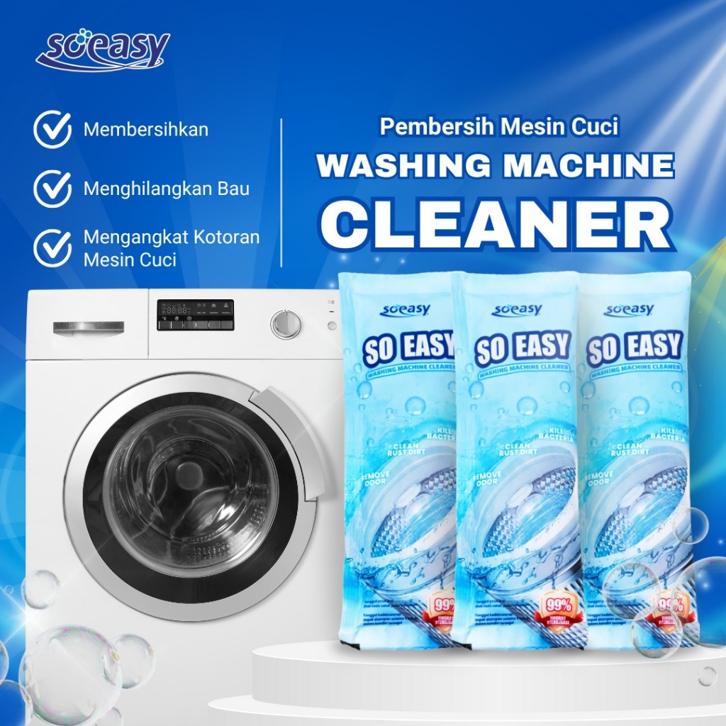 Jual [COD] SO EASY Pembersih Mesin Cuci dengan Formula Ampuh Bersih 99% ...