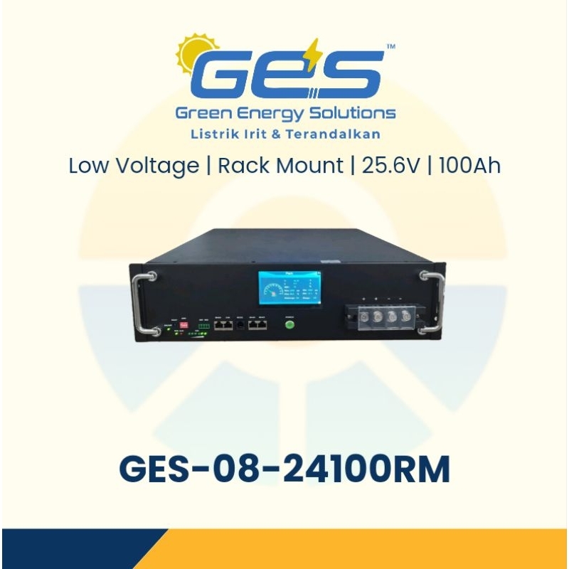 Jual GES Battery Rack Mount LifePO4 (24V,100Ah, 2.4kWh) | Shopee Indonesia