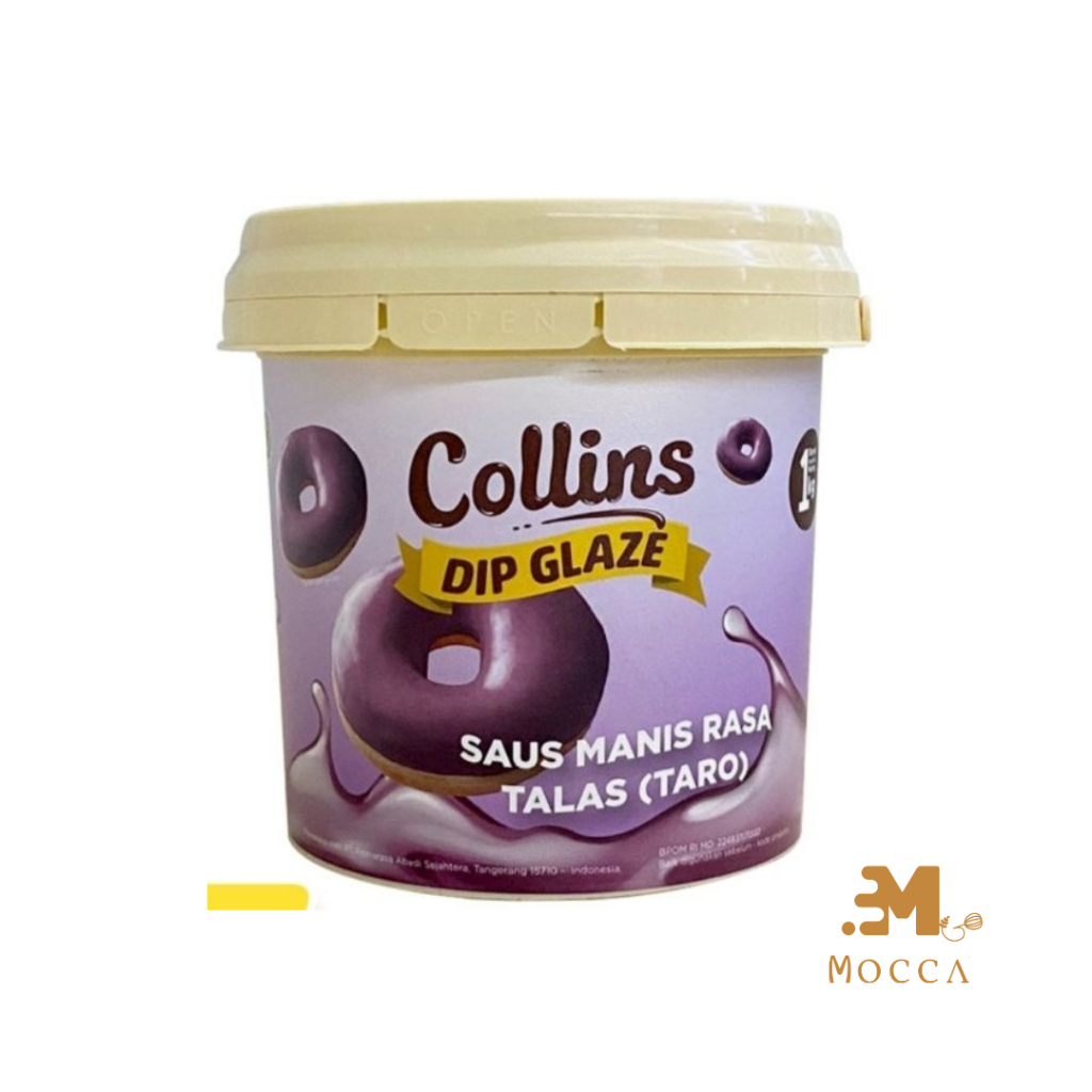 Jual COLLINS DIP GLAZE TARO 1KG | Shopee Indonesia