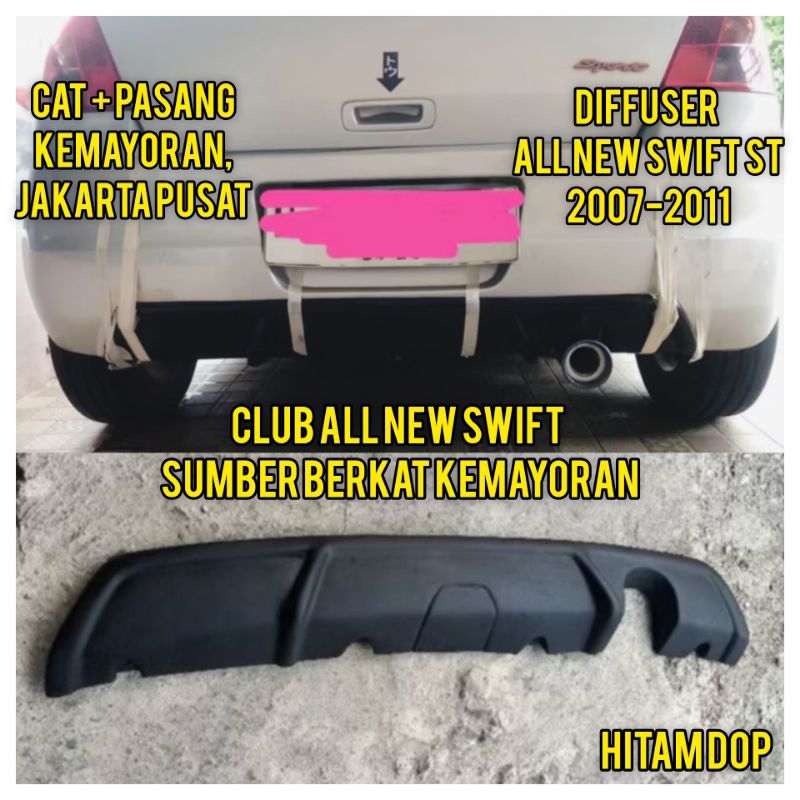 Jual FRP Diffuser Swift 2007 2008 2009 2010 2011 Difuser Swift ST ...