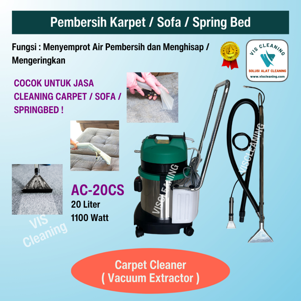 Jual Carpet Cleaner (Vacuum Extractor) 20 Liter / Pembersih Karpet Sofa ...