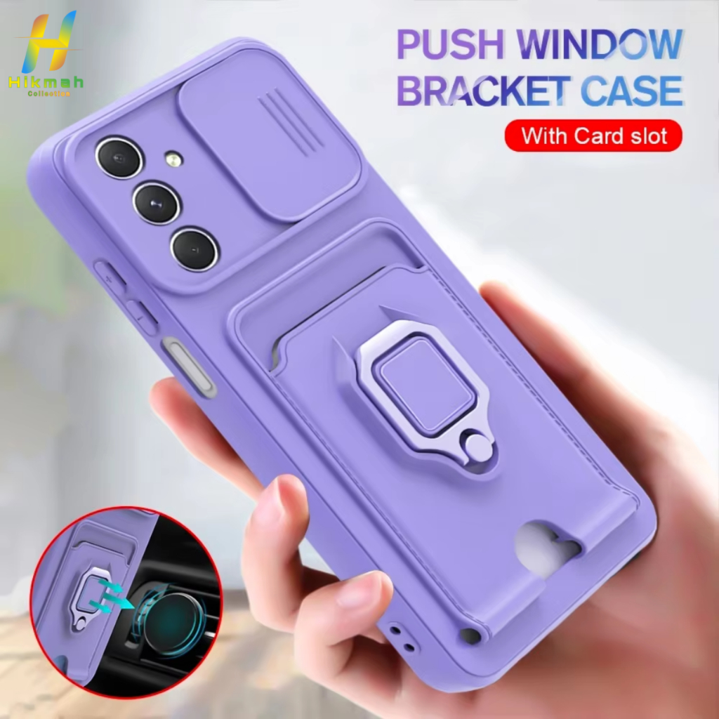 Jual Samsung Galaxy A25 A35 A55 5G Ring Slide Camera Card Slot Standing ...