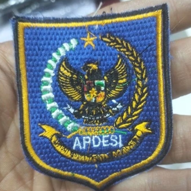 Jual logo APDESI logo bordir APDESI emblem APDESI emblem bordir APDESI ...