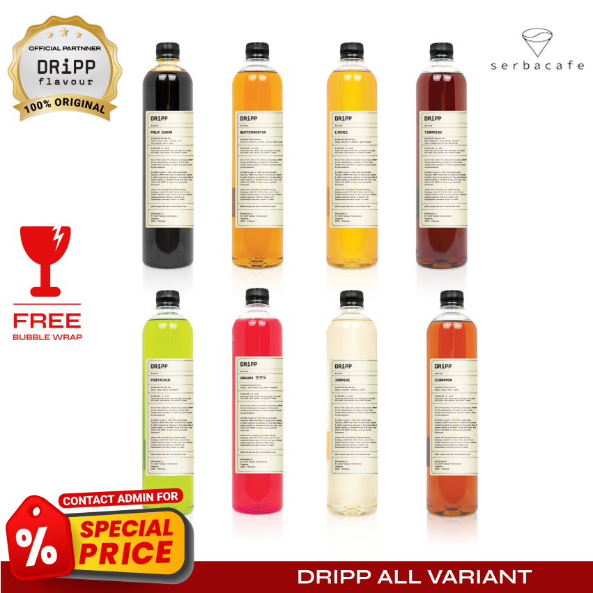 Jual Dripp Syrup All Flavour ORIGINAL (760 ml) | Shopee Indonesia