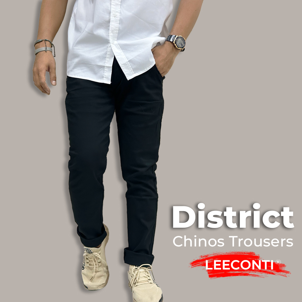 Jual LEE CONTI Celana Panjang Pria Chinos Stretch District | Shopee ...