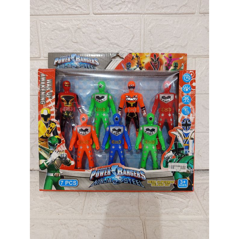 Jual Power Rangers Ninja Steel: Heroes Superman Deuxset / Mainan Power ...
