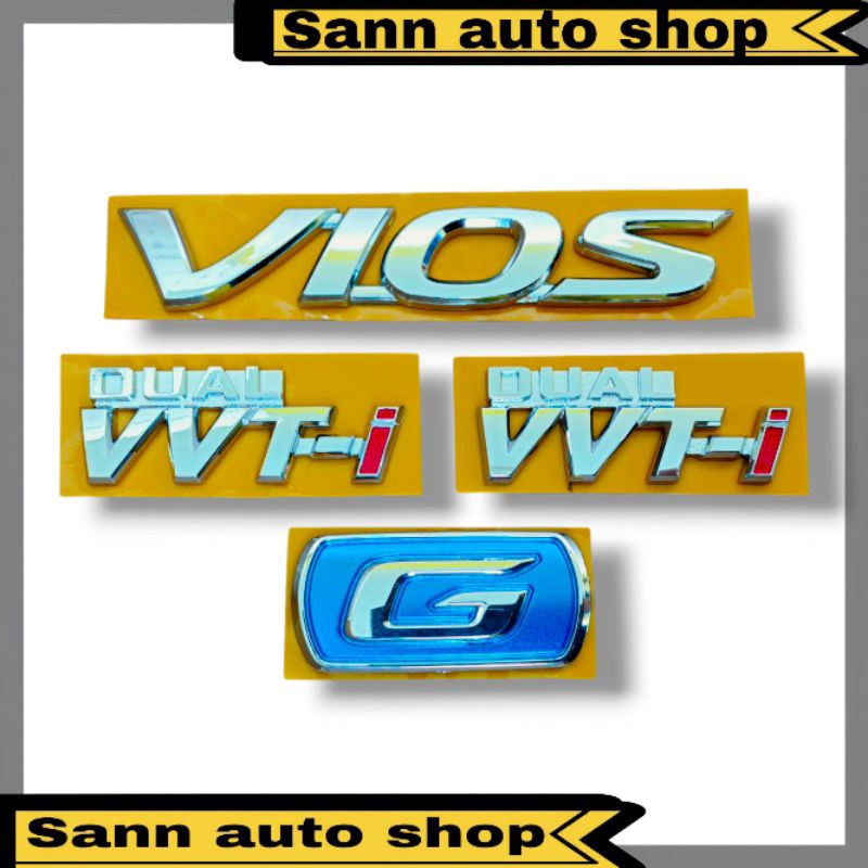 Jual Emblem VIOS Paket Komplite 2006-2020 Original/ Emblem Logo Vios ...