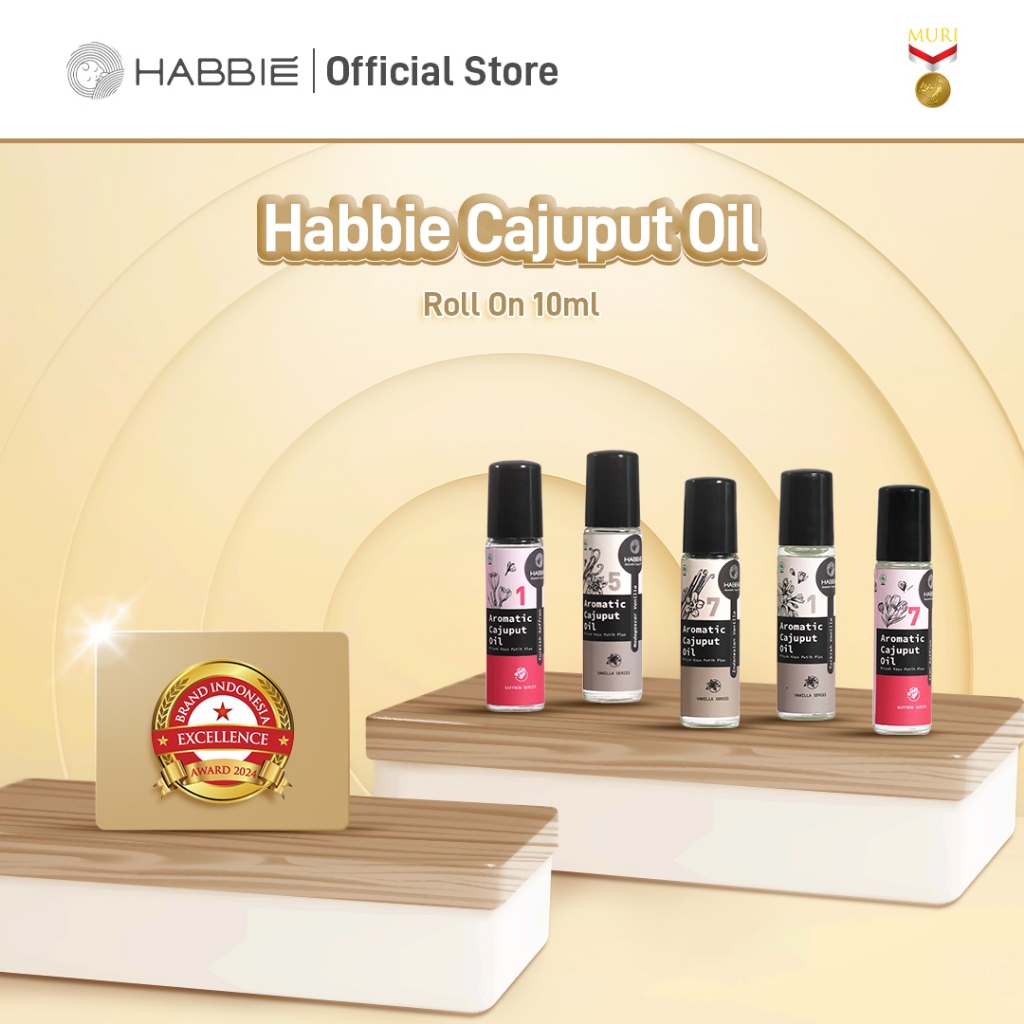 Jual Habbie Aromatic Minyak Kayu Putih Roll On Vanilla & Saffron Series ...