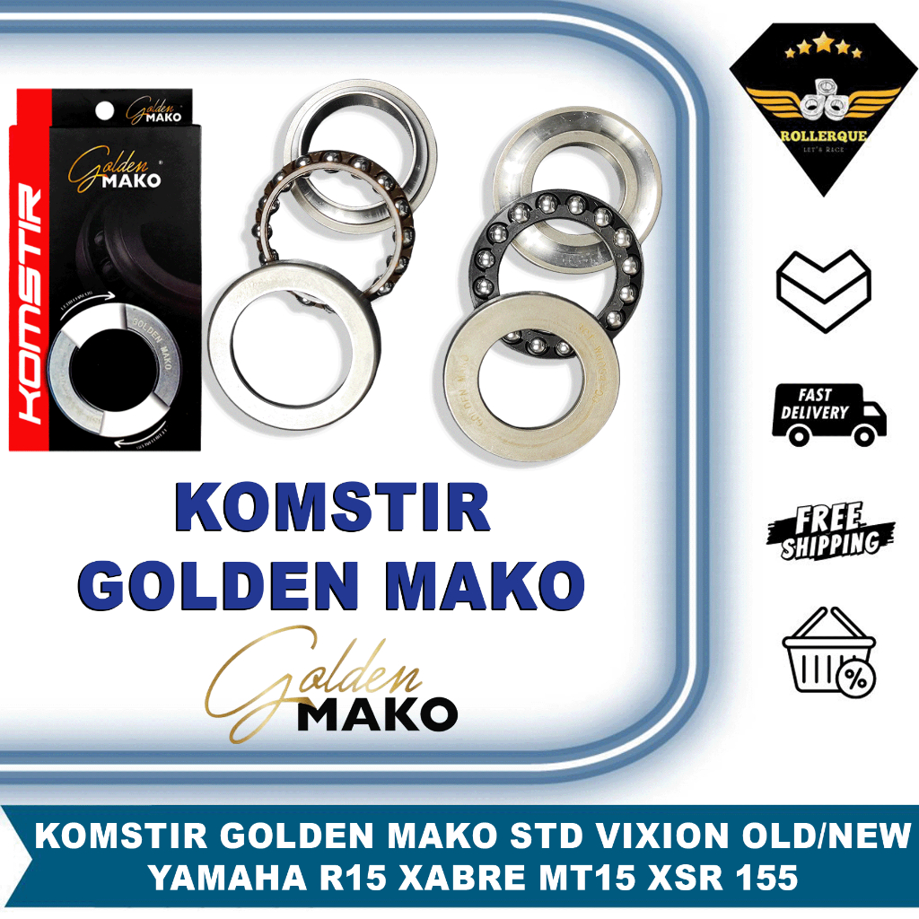Jual Komstir Comstir Racing Standar Vixion R15 XSR Xabre MT15 Old New NVA BK8 NVL 155 3C1 Golden ...