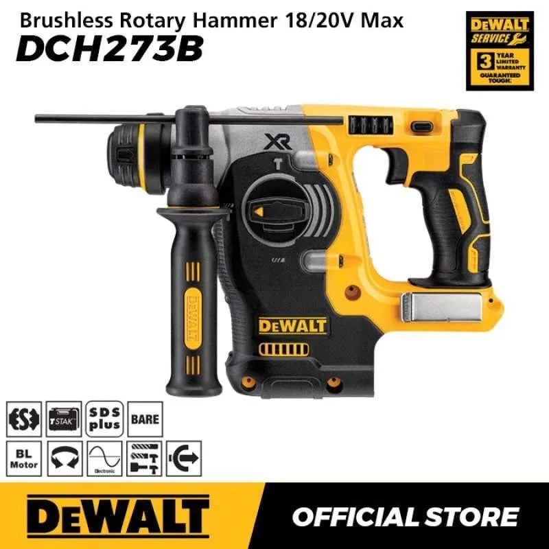 Jual Dewalt Brushless Rotary Hammer / Bor Beton Baterai 18/20V Max ...