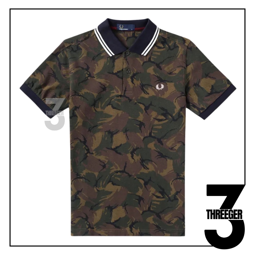 Jual Fred Perry Camouflage Pique Polo Original / Polo Fred Perry ...