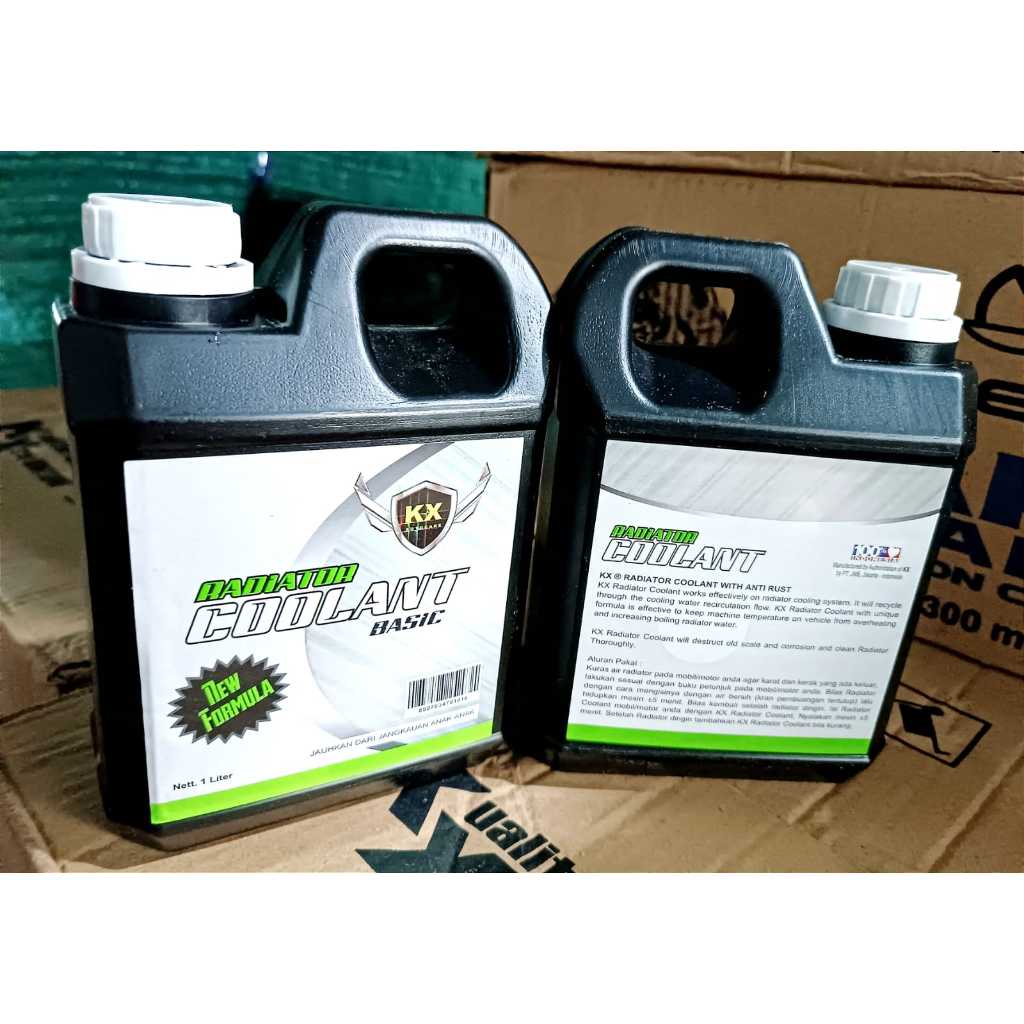 Jual Cairan Pendingin Coolant Air Radiator 1 liter KX Hijau Green ...