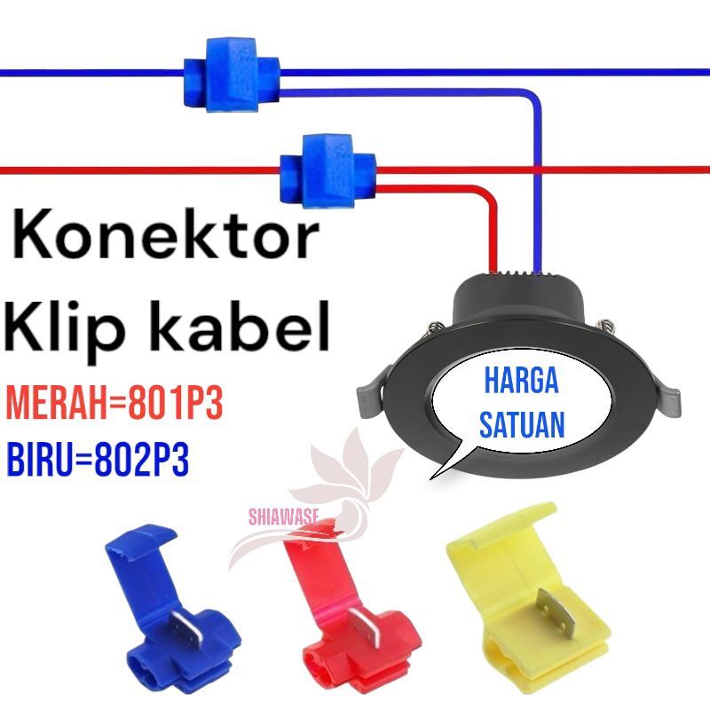 Jual Scotch Lock Quick Cable Terminal Konektor Klip Kabel Jumper ...