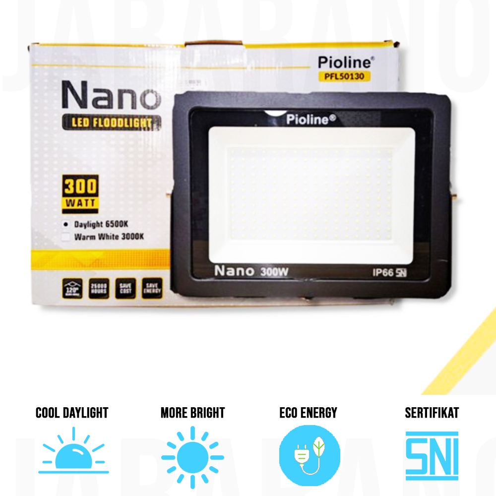 Jual Lampu Sorot Led Flood Light Pioline Eco Energy Premium Quality | Shopee Indonesia