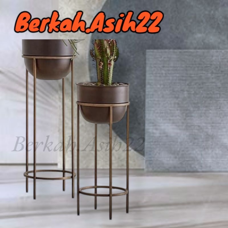 Jual STANDING POT MODEL PLANTER / TATAKAN POT BUNGA TINGGI 70CM / RAK ...