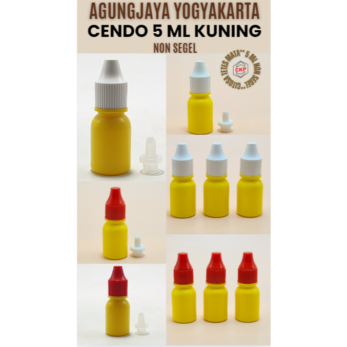 Jual Botol Tetes 5 ml Kuning Tidak Segel / Botol Tetes Mata kuning ...