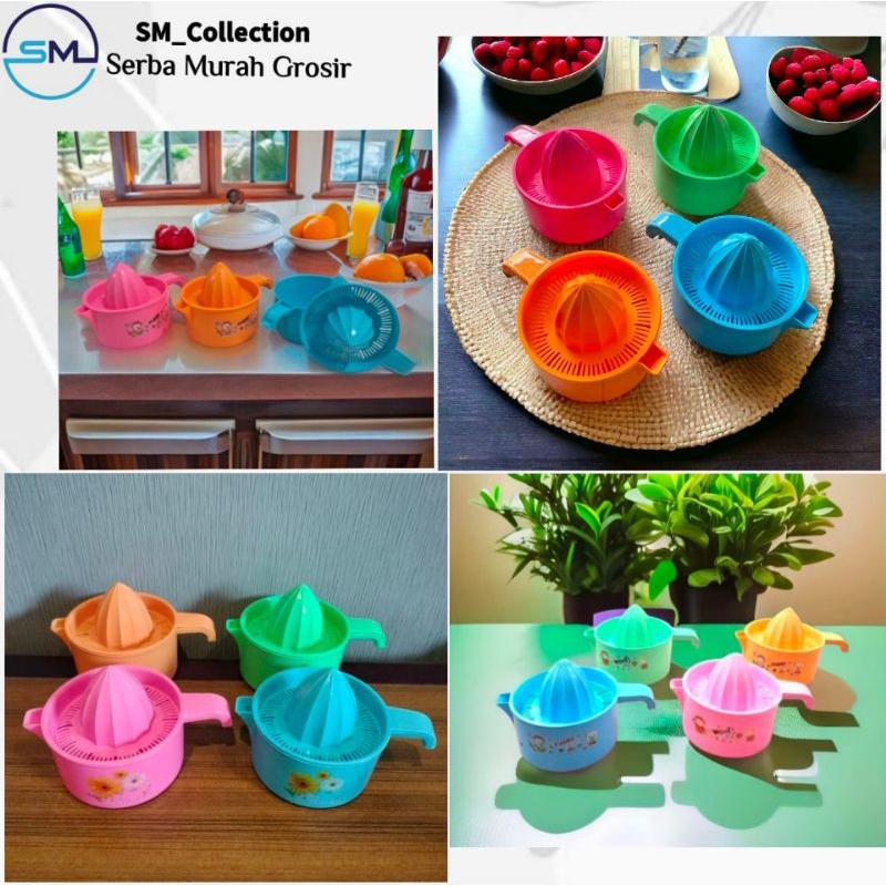 Jual Perasan Jeruk Manual/Wadah Perasan/Pemeras Jeruk Plastik/Perasan ...