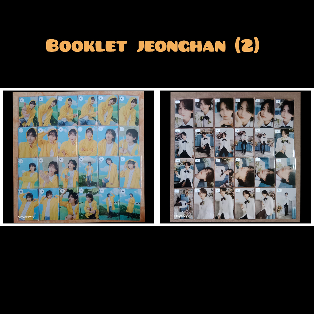 Jual (MINIMAL BELI 3 PC & HARUS CO PACKING) Photocard Official Jeonghan Booklet FML Heaven ...