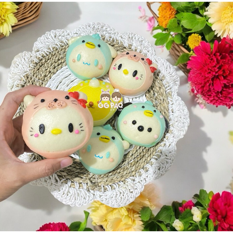 Jual FRESH PAO KARAKTER SANRIO sanrio kuromi / kukis hias kuromi ...