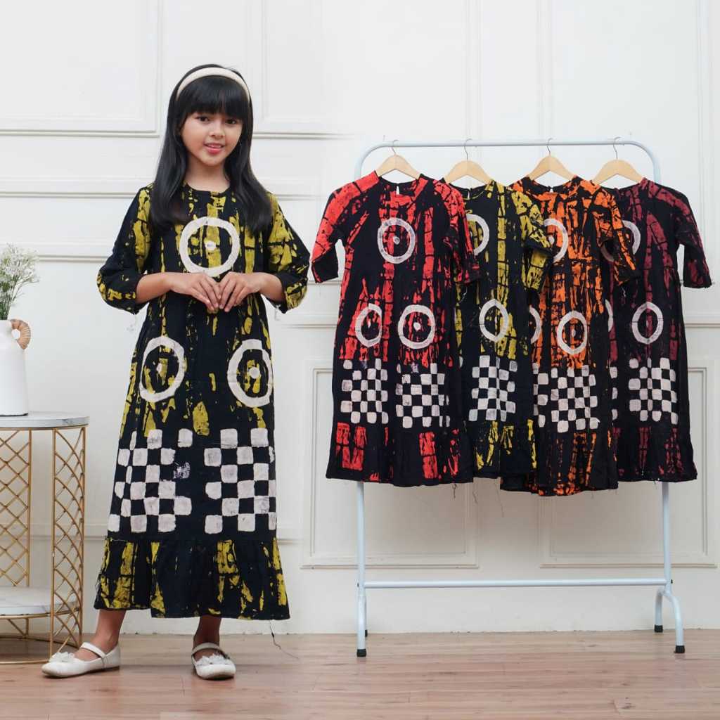 Jual DASTER GAMIS ANAK PEREMPUAN ABG TANGGUNG RAYON KATUN Motif Kotak ...