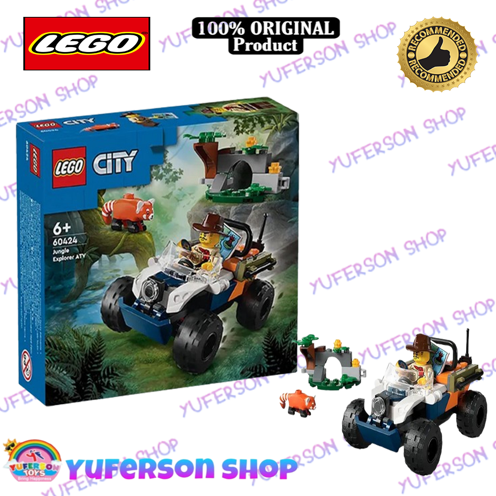 Jual LEGO City Jungle Explorer ATV Red Panda Mission 60424 | Shopee ...