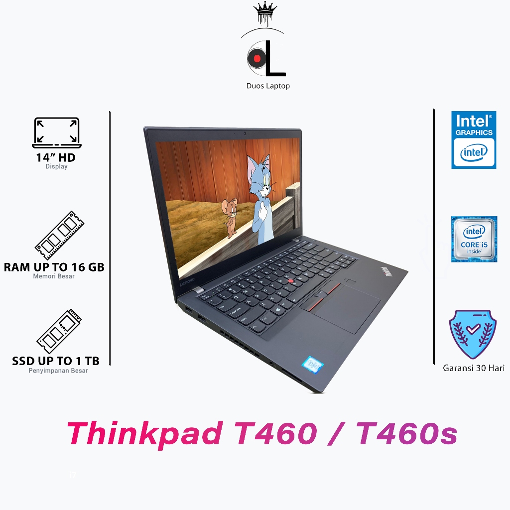 Jual Lenovo Thinkpad T460/T460S | Core i5 Gen6 | Ram 8GB SSD 256GB ...