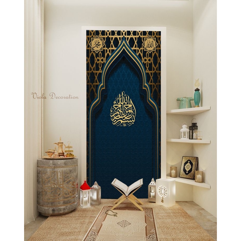 Jual WALLPAPER MIHRAB TEMA RELIGI BAHAN STIKER VINIL BERPEREKAT ...